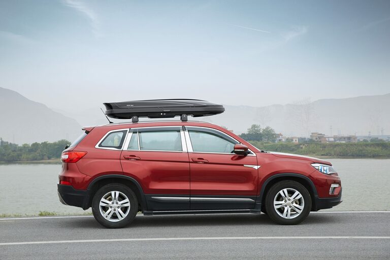 Premium Low Profile Long Car Roof Carrier Cargo Box - 510 Liters/18 C.F ...