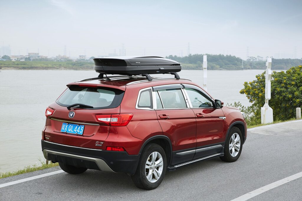 Premium Low Profile Long Car Roof Carrier Cargo Box - 510 Liters/18 C.F ...