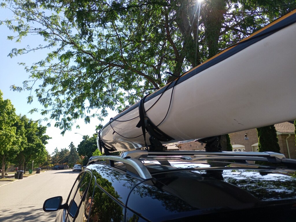 Side Loading Canoe Kayak Saddle Carrier - racktrip.com