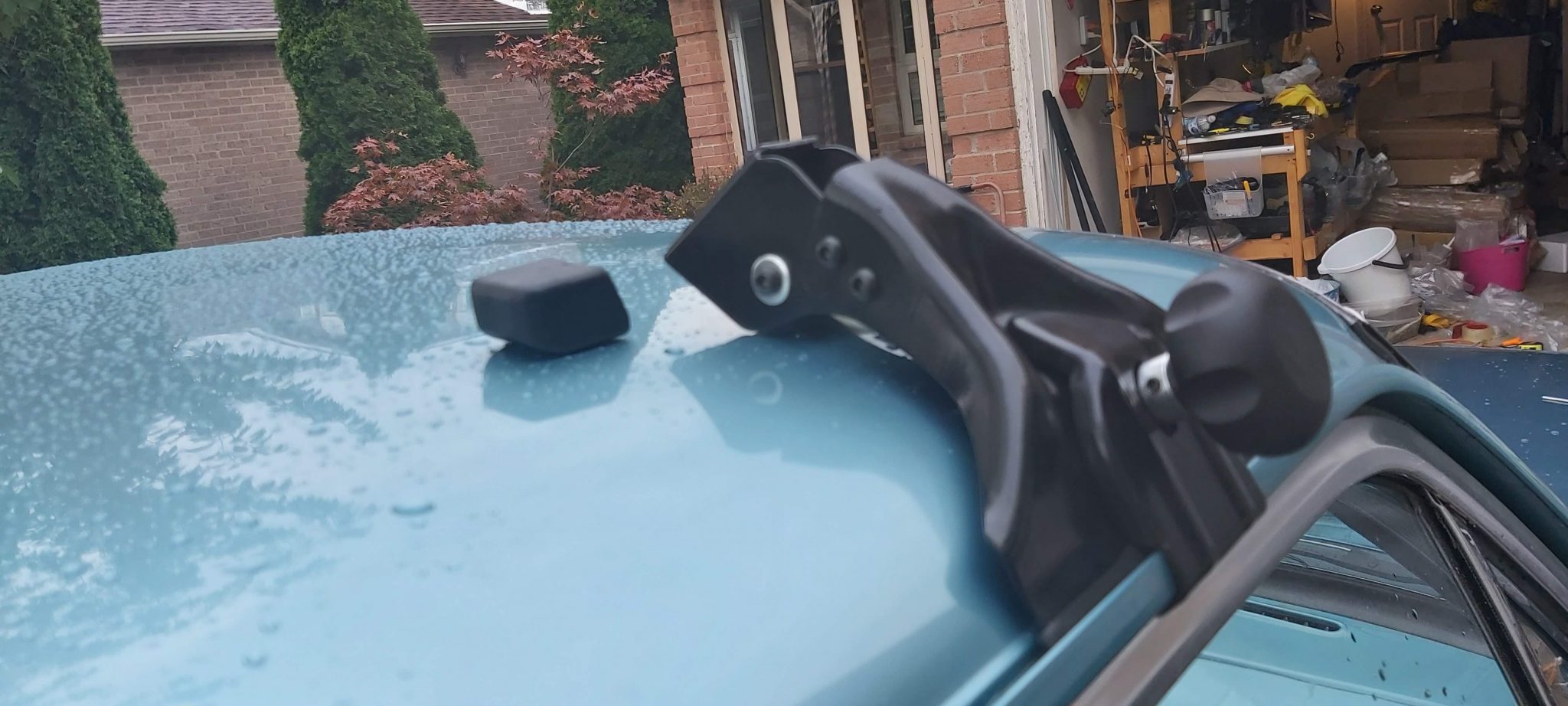 Universal Roof Rain Gutter Rack For Vehicle With Side L Rain Gutter ...
